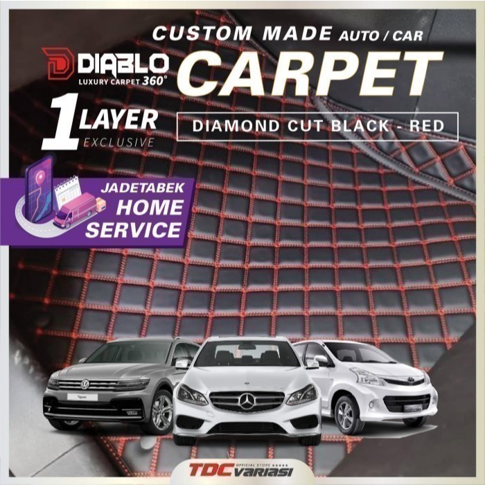 Jual BYD M6 2024 Karpet Mobil Custom Fit Full Set Diablo 360 1 Layer ...