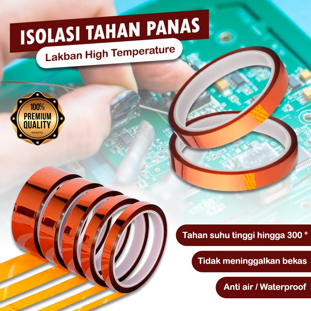 Jual Isolasi Tahan Panas High Temperature Tape – Solatip Anti Panas ...