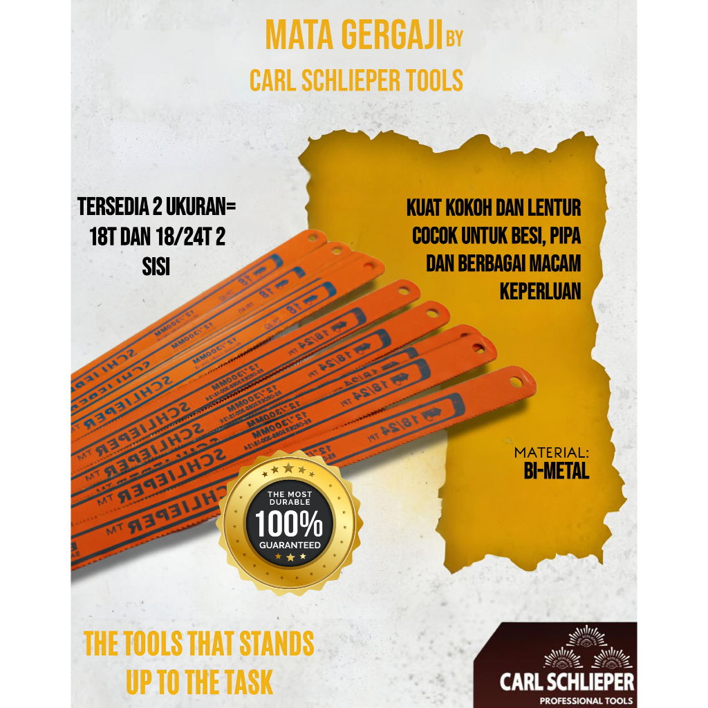 Jual CARL SCHLIEPER Mata Gergaji Besi 18T Dan 18/24T Double Mata ...