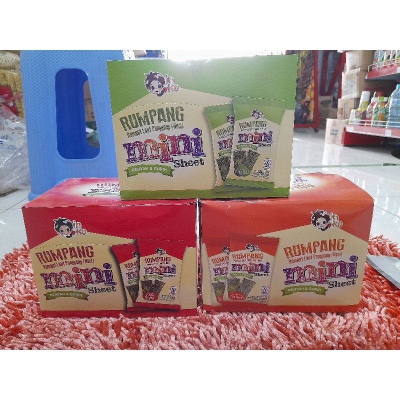 Jual Rumpang Mini Sheet / Rumput Laut Panggang / Rumput laut Sheet isi ...