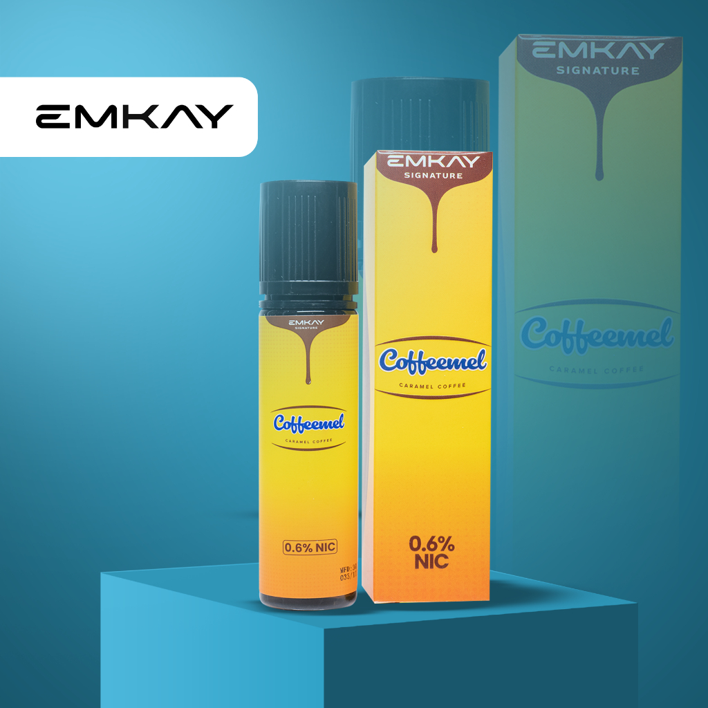 Jual Emkay Liquid Freebase Coffeemel Caramel Coffee 6mg/60ml | Shopee ...