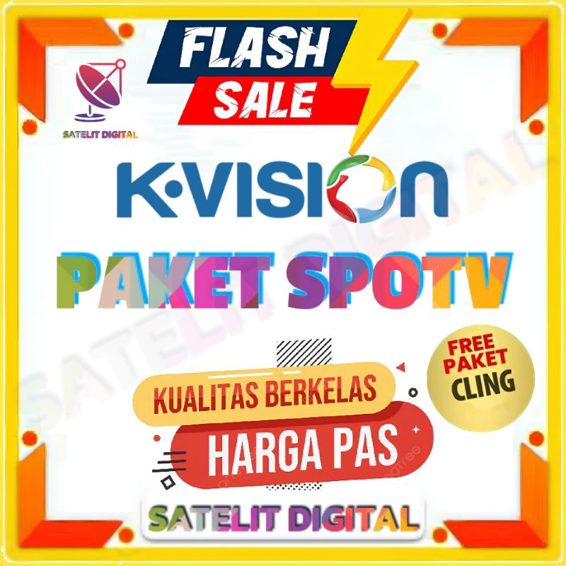 Jual Paket SPOTV 30 Hari Gratis Paket Cling | Shopee Indonesia