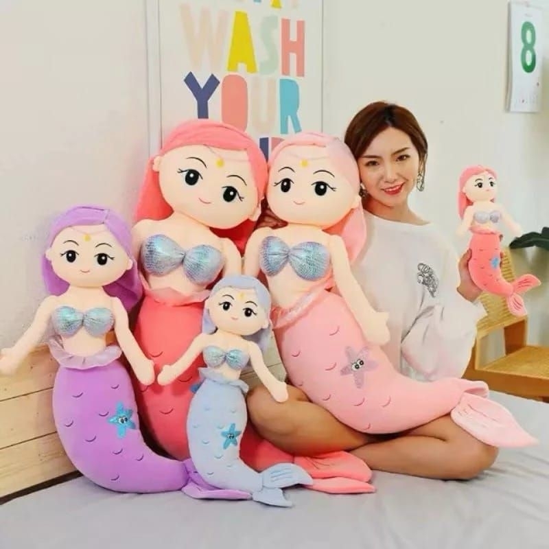Jual Boneka Mermaid Ratu Queen duyung Tinggi 70CM bahan yelvo sangat ...