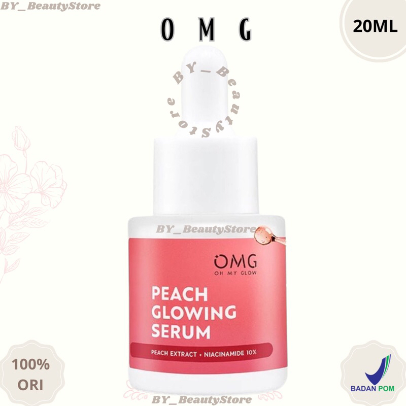 Jual OMG OH MY GLOW Peach Glowing Serum 20 ml - Serum Pencerah untuk Kulit Sehat & Glowing ...