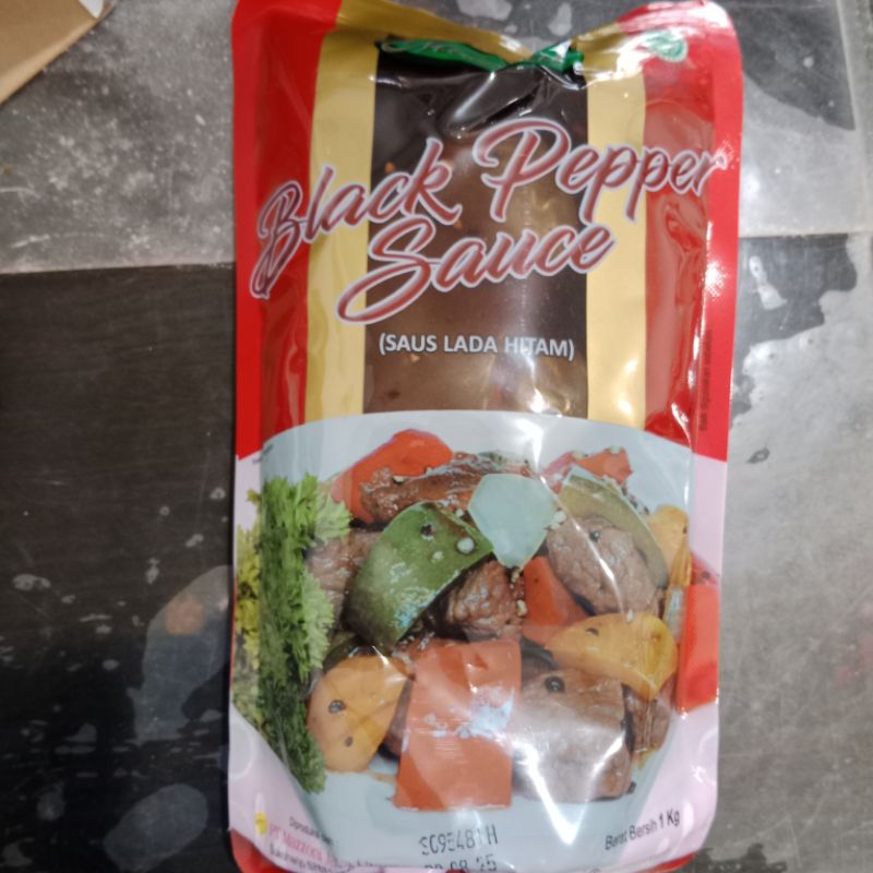 Jual saus lada hitam mazzoni 1kg | Shopee Indonesia