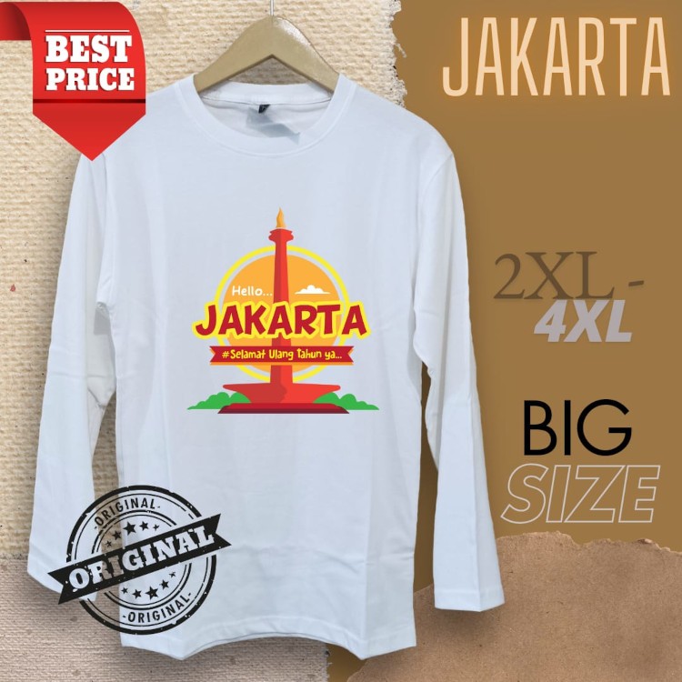 Jual Kaos LP BIG SIZE Oleh-oleh Souvenir Jakarta Neo Destinasi Wisata ...