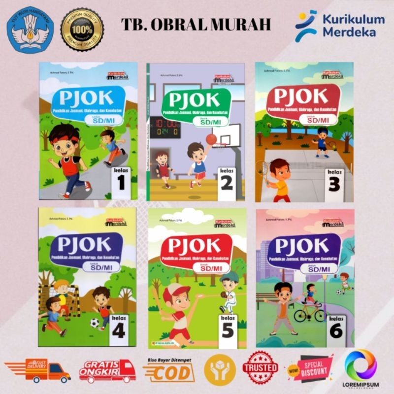 Jual BUKU SISWA PJOK (WKJ) WAHANA KARYA JAYA KELAS 1, 2, 3, 4, 5, 6 SD/MI KURIKULUM MERDEKA ...