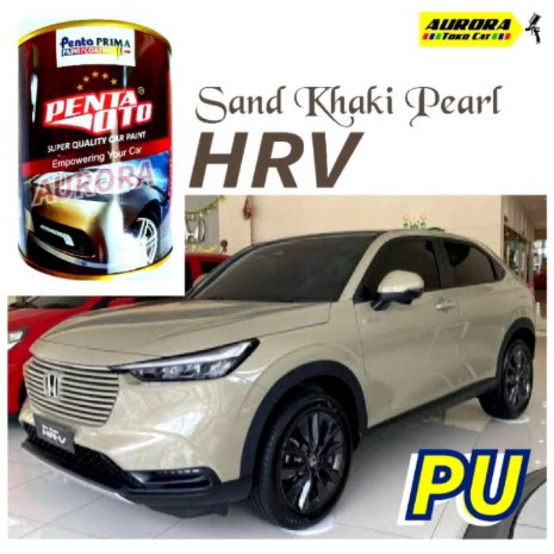 Jual Cat Pent Oto PU Sand Khaki Pearl 200ml Mobil HRV Lembayung Coklat ...