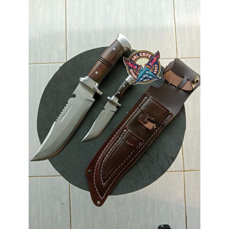 Jual pisau dapur rambo set anak baja super | Shopee Indonesia