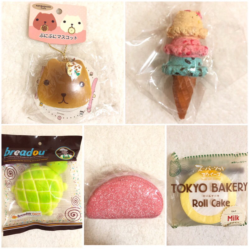 Jual (+Freebies) Squishy Capibara Pancake Banana, Squishy Ice Cream NIC ...
