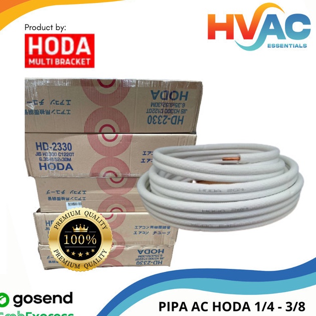 Jual PIPA AC HODA 14 38 12 1 PK PER METER | Shopee Indonesia