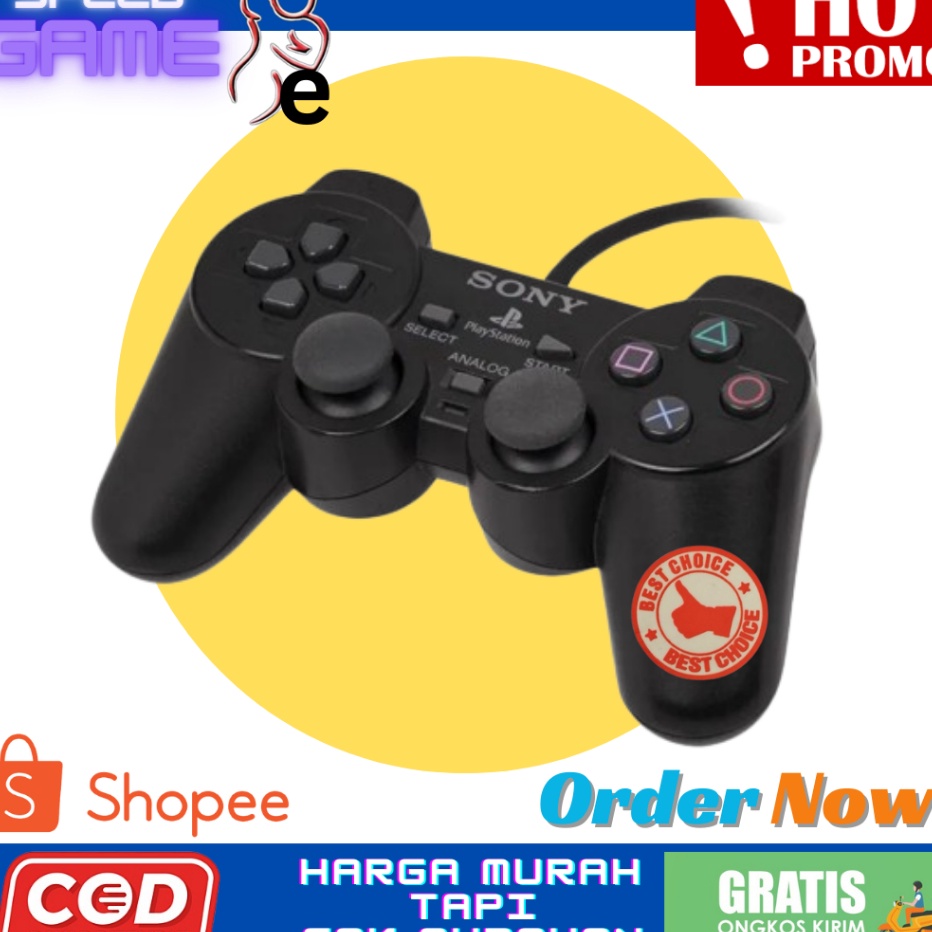 Jual SG2 Stik Stick PS PS 2 TW Hitam MEREK ELITE stik ps2 ps stik PlayStationstik getar merek ...