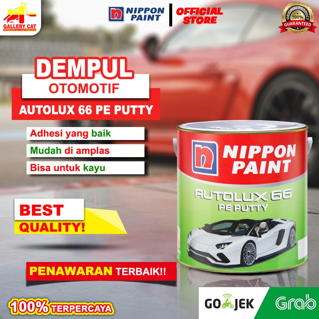 Jual NIPPON PAINT PE PUTTY AUTOLUX 66 1 KG + HARDENER – HARGA ...