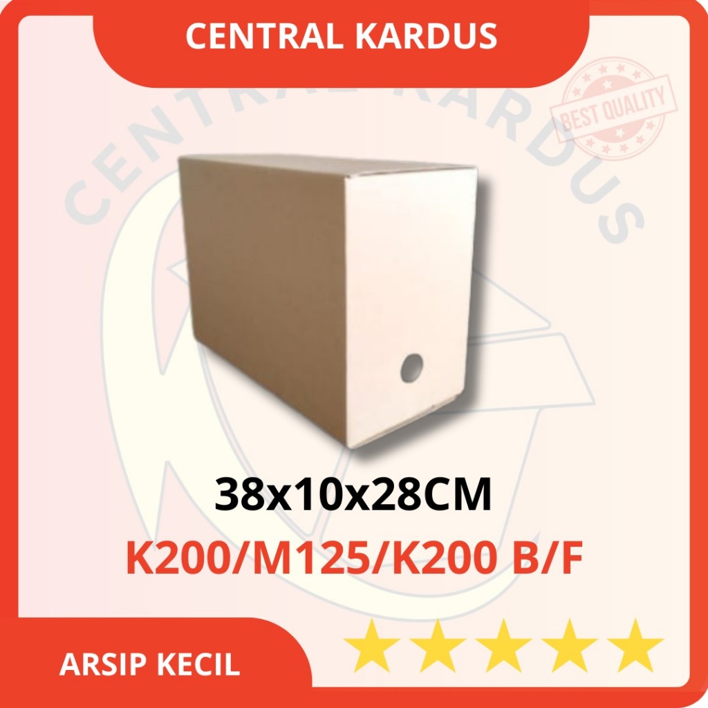 Jual BOX/KARDUS Dus Arsip Box File / Karton Arsip (Ukuran 38x10x28 cm) Box baru corugated B ...