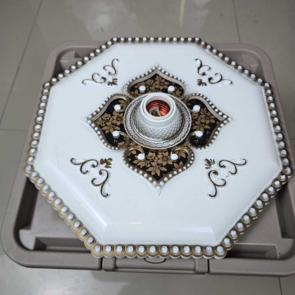 Jual [ COD] ORNAMEN LAMPU PLAFON PVC 30x30 / ORNAMEN HIASAN LAMPU ...