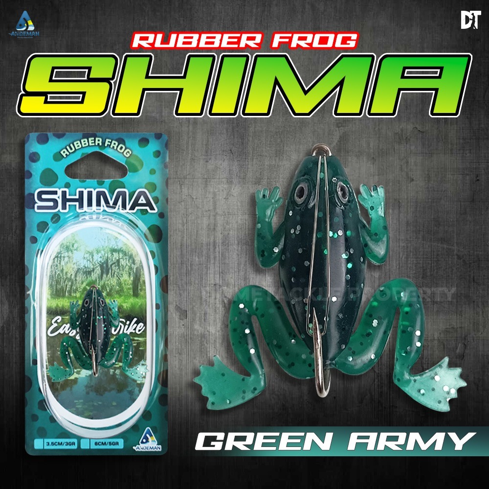 Jual Umpan Soft Frog Shima 3.5 6.0 cm Andeman Rubber Frog Umpan Pancing ...