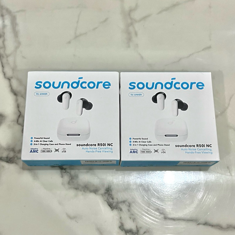 Jual TWS Soundcore Anker R50i NC Earbuds Warna Putih | Shopee Indonesia