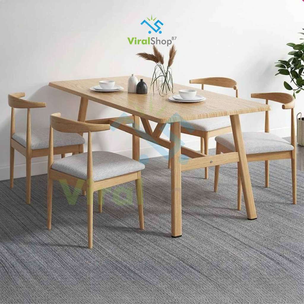 Jual Kursi Kayu Aesthetic Kerja Kayu Kursi Belajar Kursi Makan Kayu ...