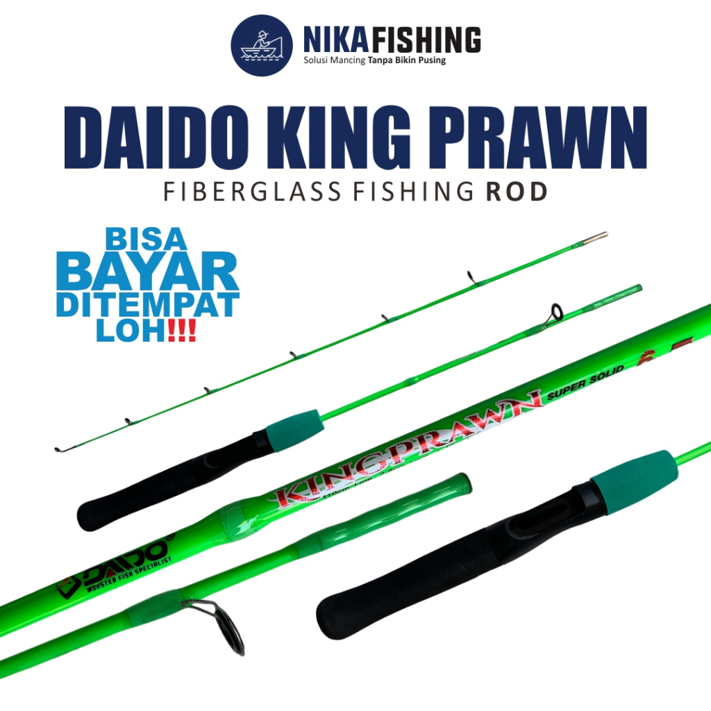 Jual Joran Pancing Microfishing Daido King Prawn Super Solid 2-6lb ...