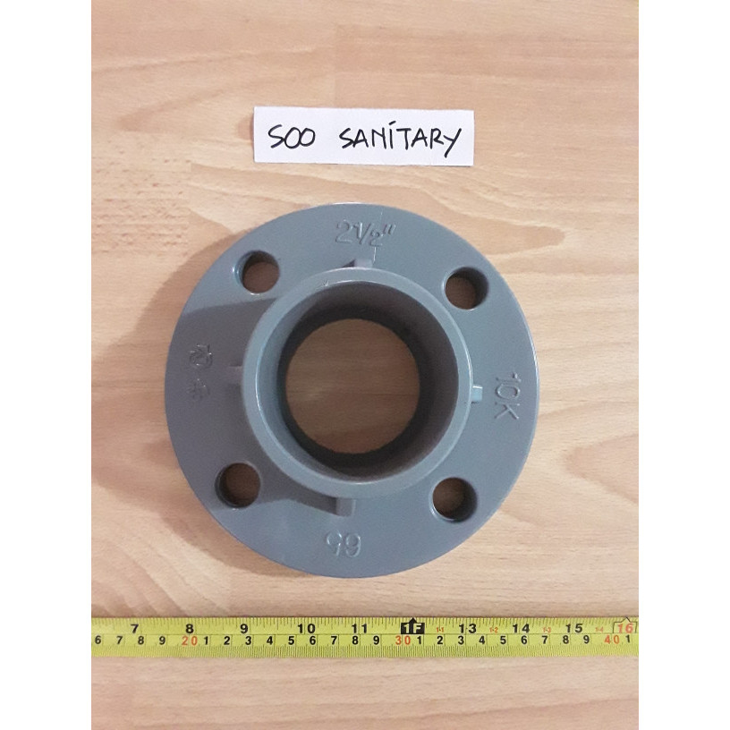 Jual Flange Sock 2 1/2" Inch Taiwan PVC 10k - 65 Flend | Shopee Indonesia