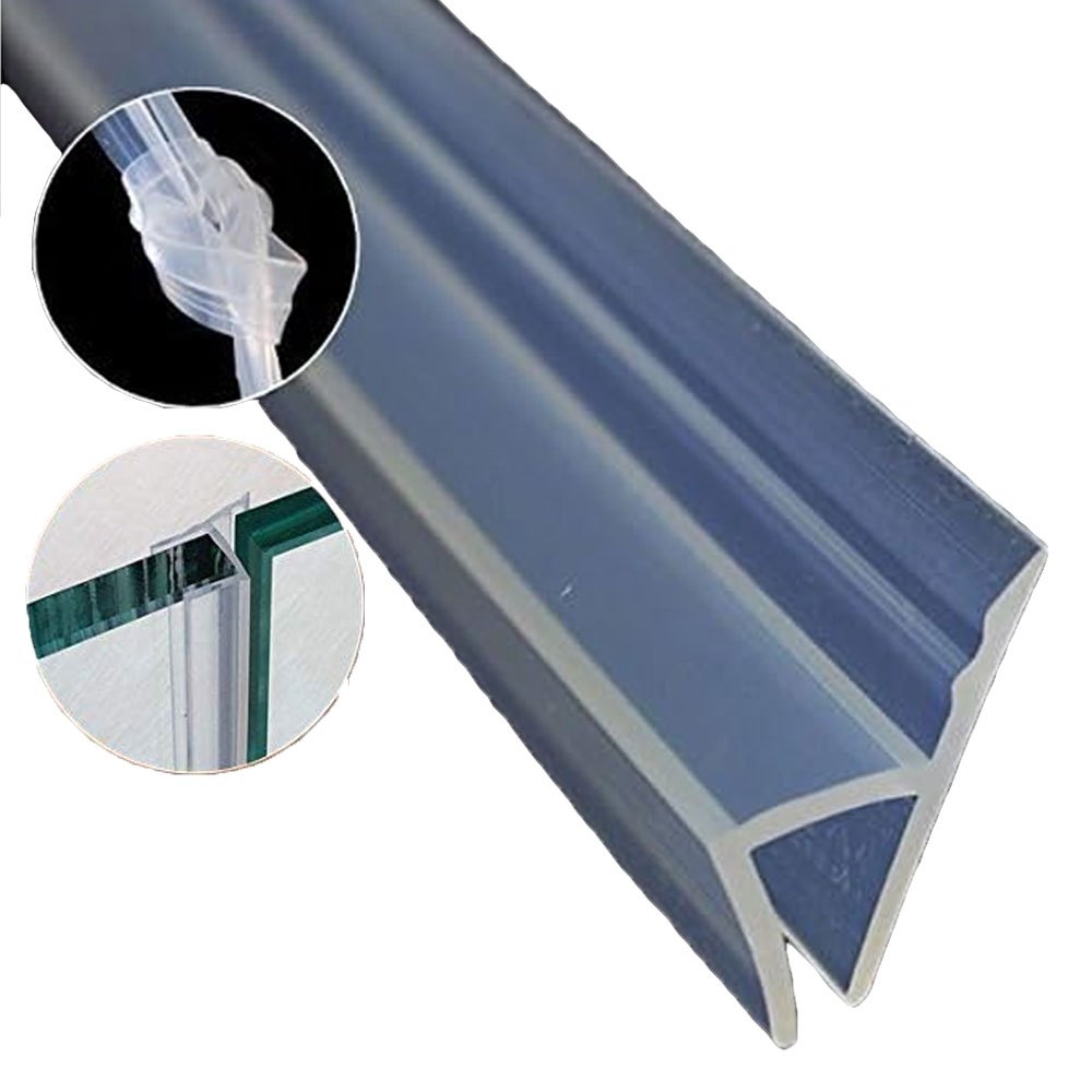 Jual Strip Karet Seal Lis Pintu Kaca Kamar Mandi Silikon Bentuk h 1 ...
