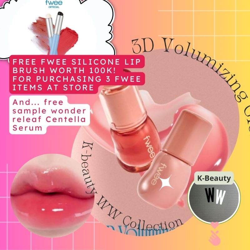 Jual READY Instant - FWEE 3D Volumizing Gloss 30 and 70% exp 2027 | Shopee Indonesia