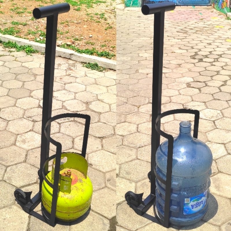Jual Troli Galon Aqua Gas Trolley Troly Tabung Gas Lory Lorry Tabung ...