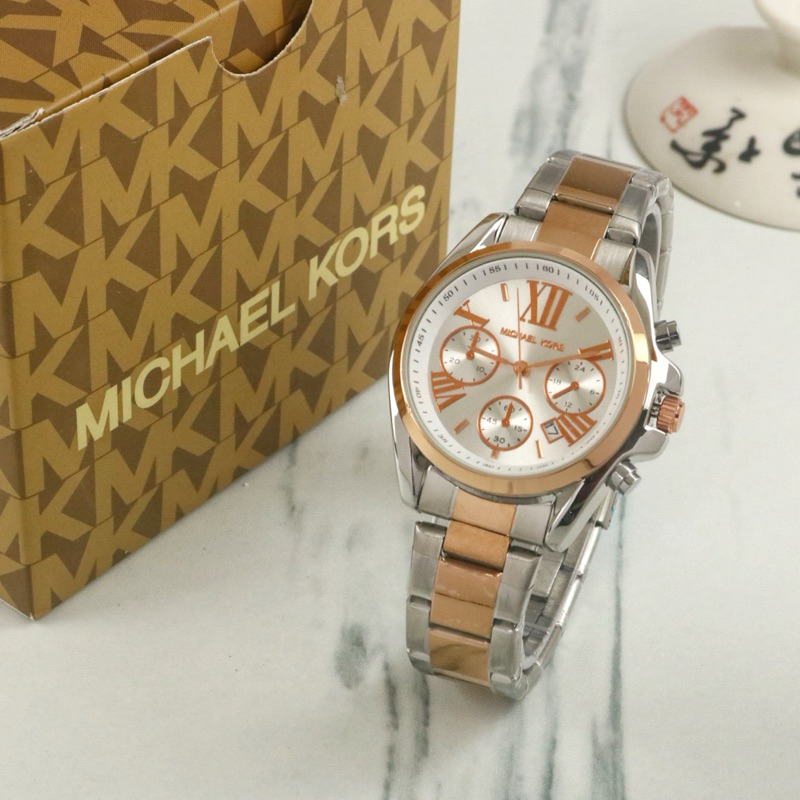 Jual ( BISA COD ) JAM TANGAN WANITA MK MICHAEL KORS RANTAI STAINLESS ...