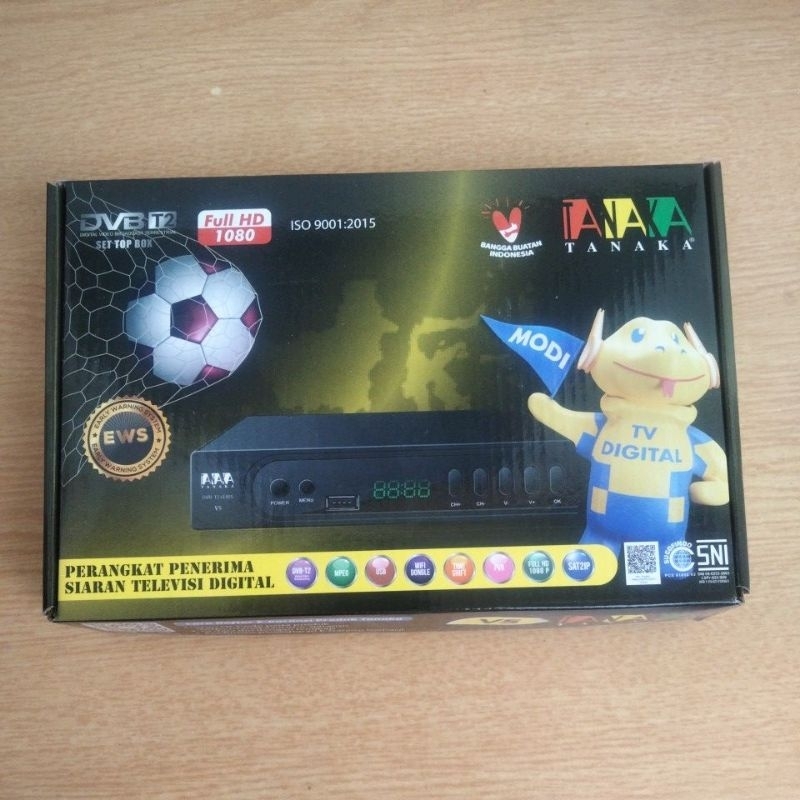 Jual Set Top box Tanaka V5 DVB T2 terbaru body besi STB TANAKA | Shopee ...