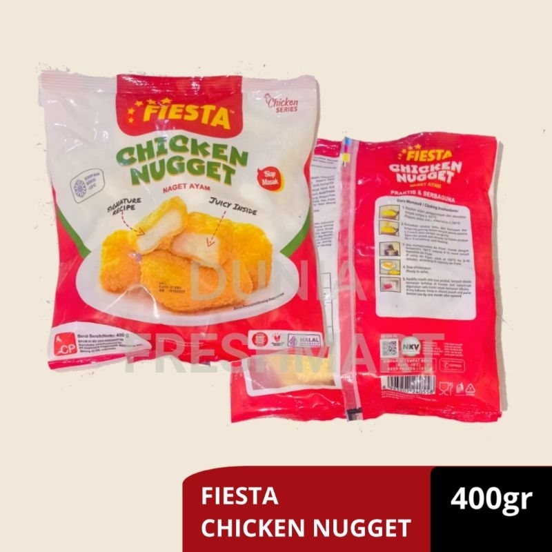 Jual FIESTA CHICKEN NUGGET 400gram daging ayam olahan naget ayam nuget ...