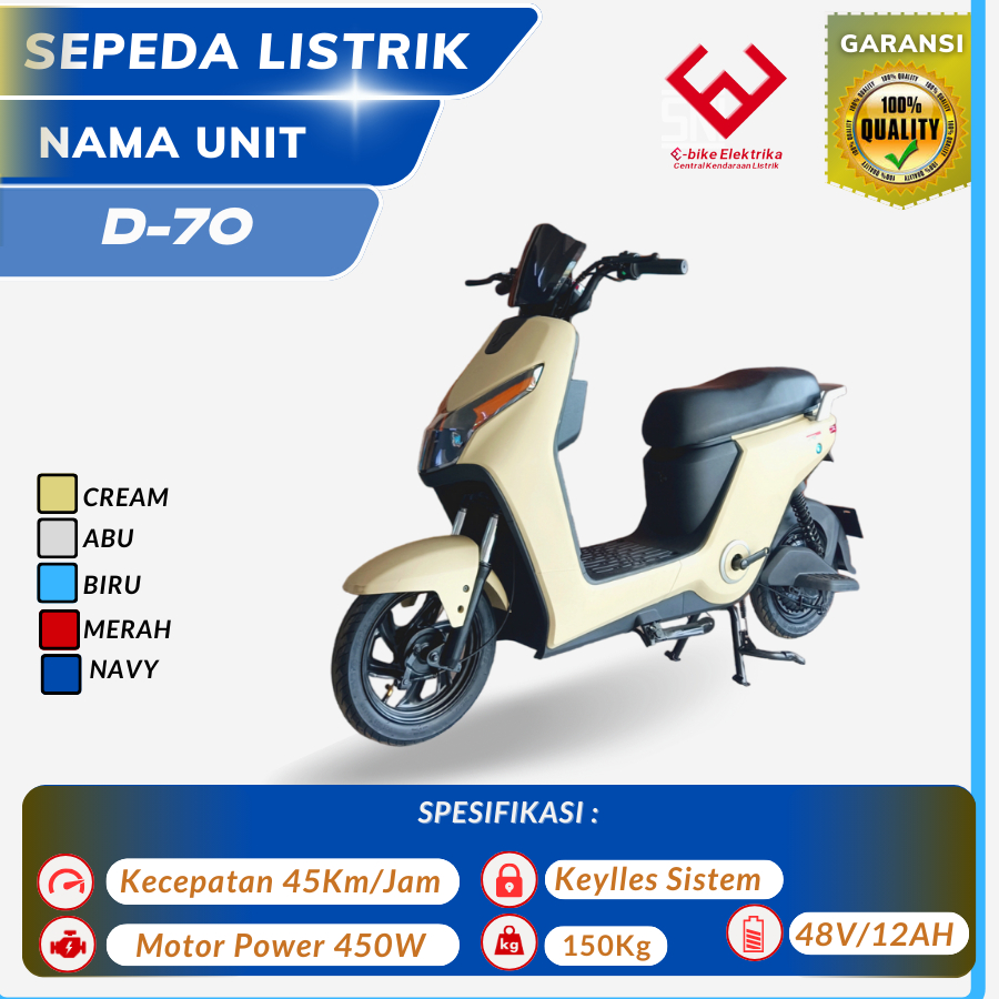 Jual Sepeda Listrik Uwinfly D70 Murah Garansi Resmi-Sepeda Listrik ...