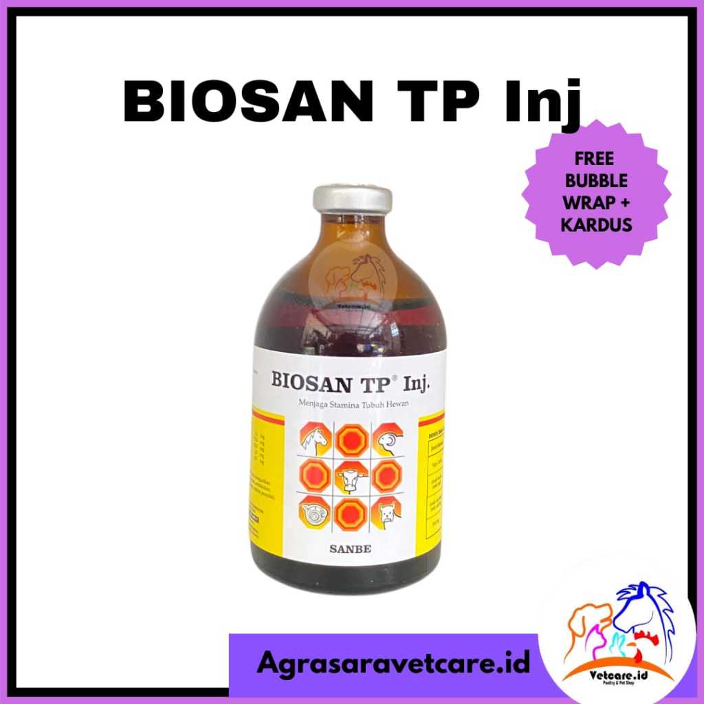 Jual Biosan TP Inj 100 ml - Vitamin Injeksi untuk Meningkatkan Stamina ...
