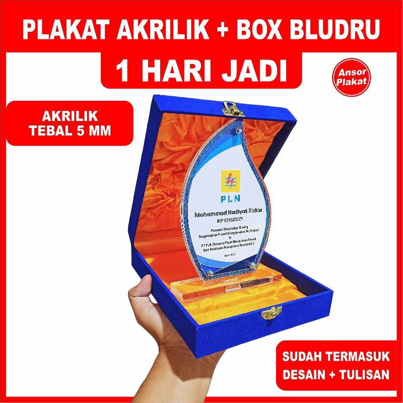 Jual PLAKAT VANDEL AKRILIK CUSTOM + BOX BLUDRU - 20 X 15 CM | Shopee ...