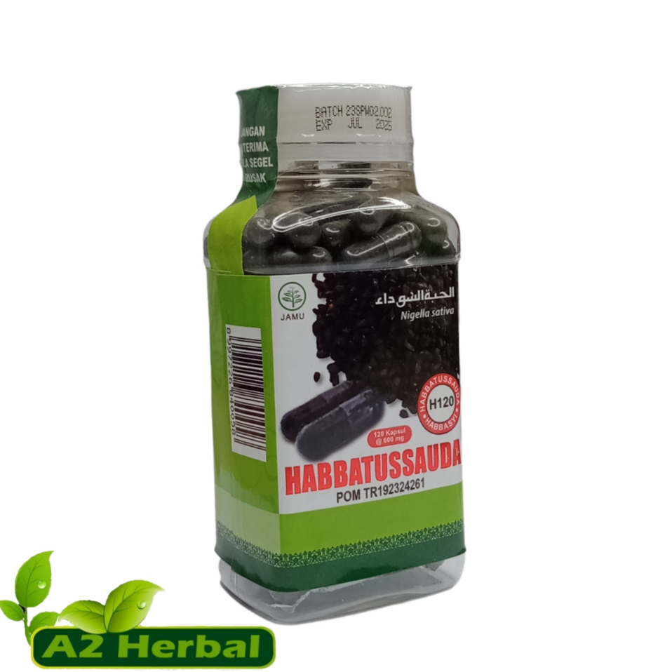 Jual HABBATUSSAUDA Herbal Niaga Utama serbuk HNU 120 Kapsul ...