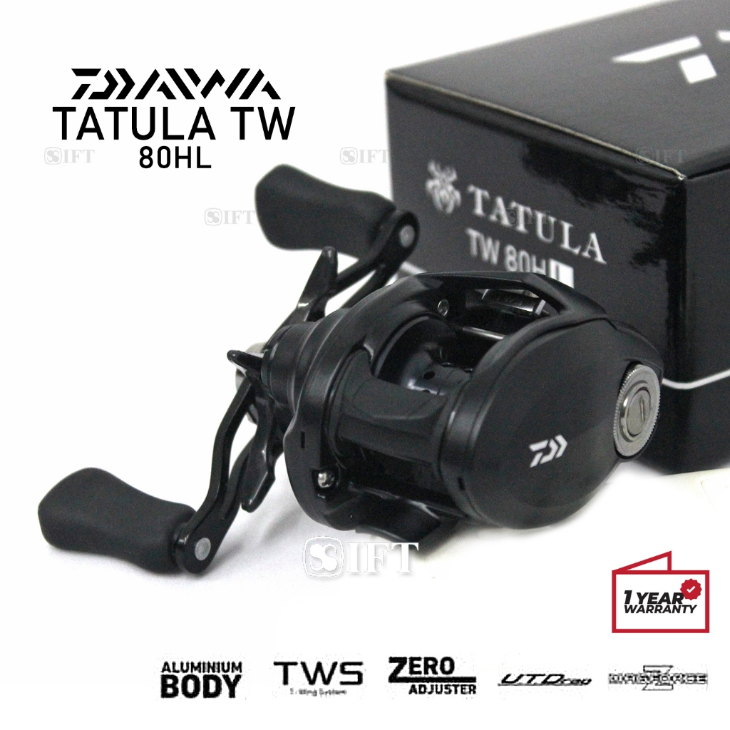 Jual Reel BC DAIWA TATULA TW 80 HL | XHL [22] Baitcasting UL Ultralight ...
