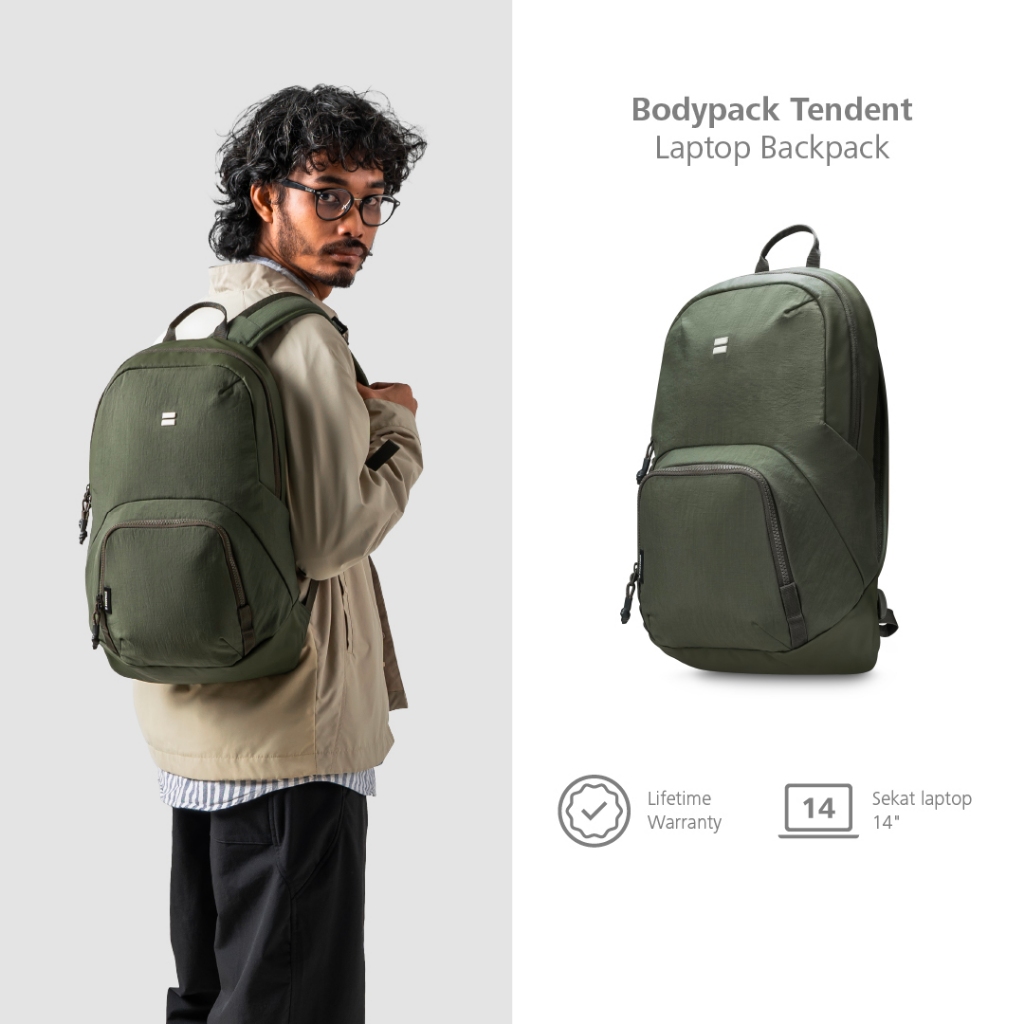 Jual Bodypack Tendent Laptop Backpack 15 Inch Tas Ransel Kerja Kuliah ...