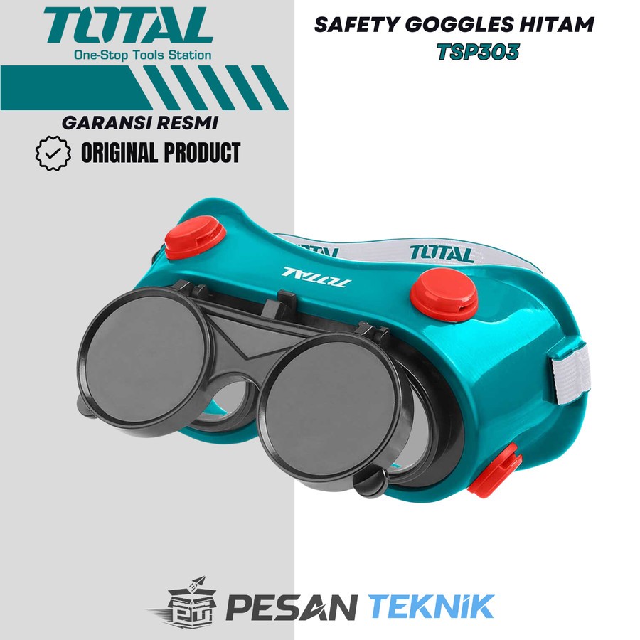 Jual TOTAL Alat Safety Kacamata Las Welding Goggles Hitam TSP303 ...