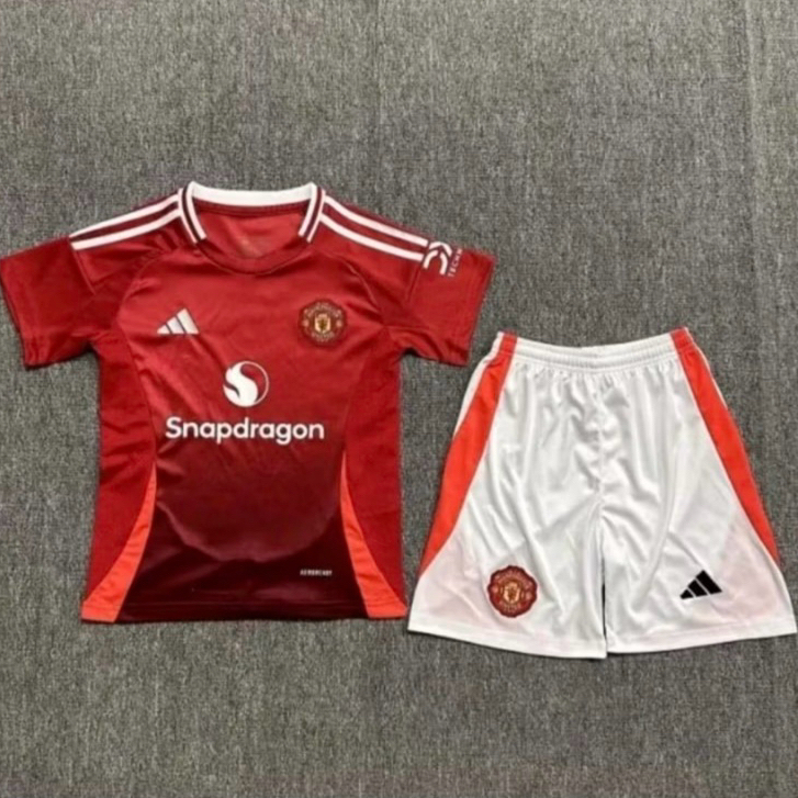 Jual Jersey MU Home Kids 2024 2025 Baju Kaos Bola Anak Grade Ori ...