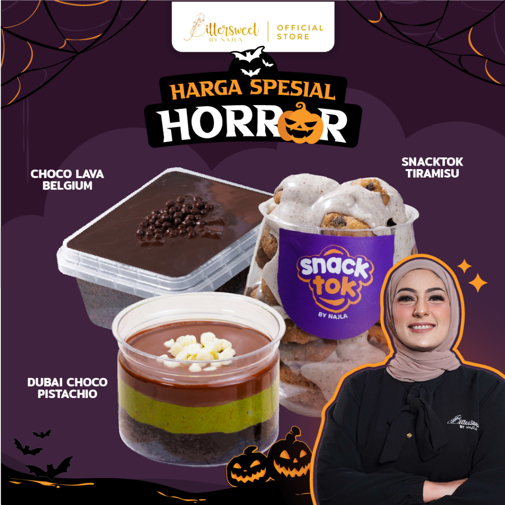 Jual [ Best Owner ] Dubai Choco + Snacktok Tiramisu + Choco Lava ...