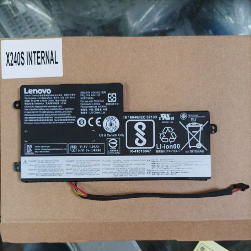 Jual Baterai Internal Laptop ThinkPad T440 T440S T450s T460 S440 S540 ...