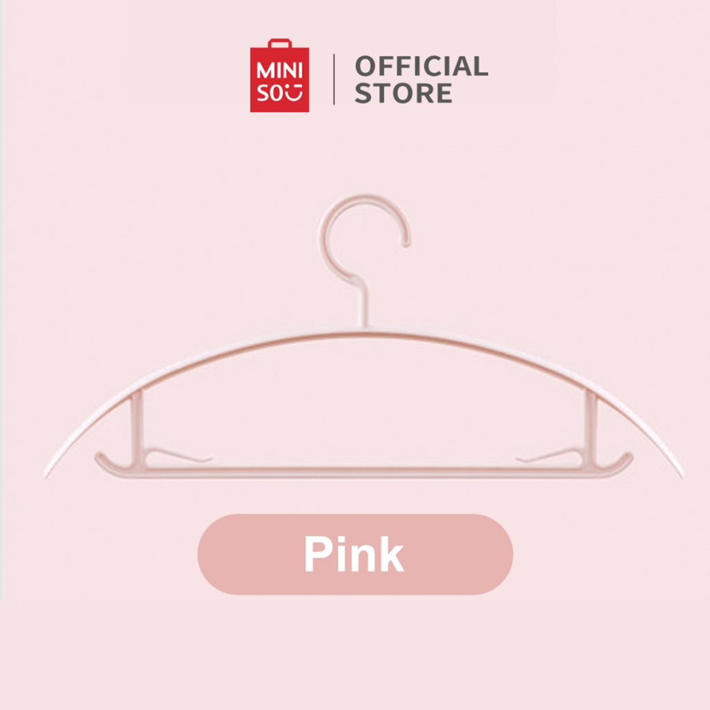Jual Miniso Hanger Baju Isi 5 Pcs Gantungan Baju Clothes Hangers Solid ...