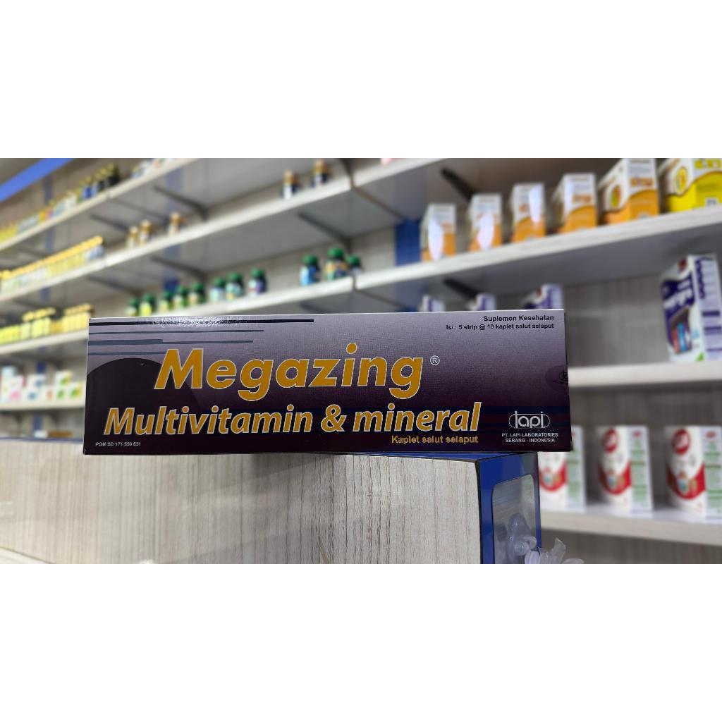 Jual MEGAZING MULTIVITAMIN & MINERAL STRIP (10 KAPLET) | Shopee Indonesia