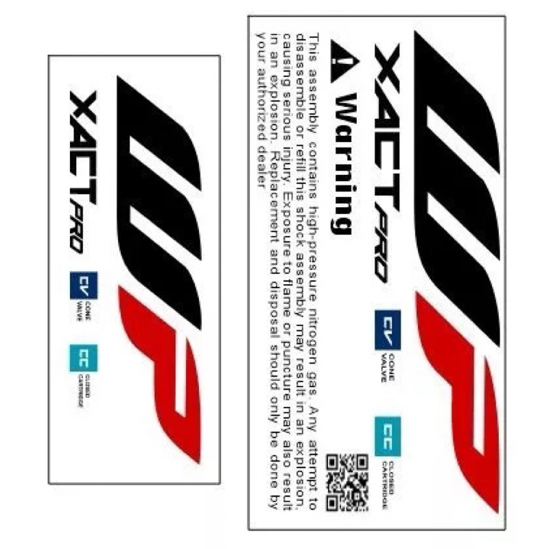 Jual stiker monoshock WP SUSPENSION transparant sticker mono wp ktm ...