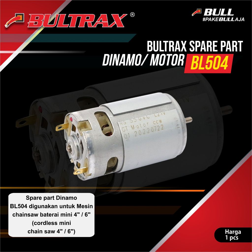 Jual Bultrax spare part dinamo BL504 utk mesin chainsaw baterai mini 4" dan 6" | Shopee Indonesia