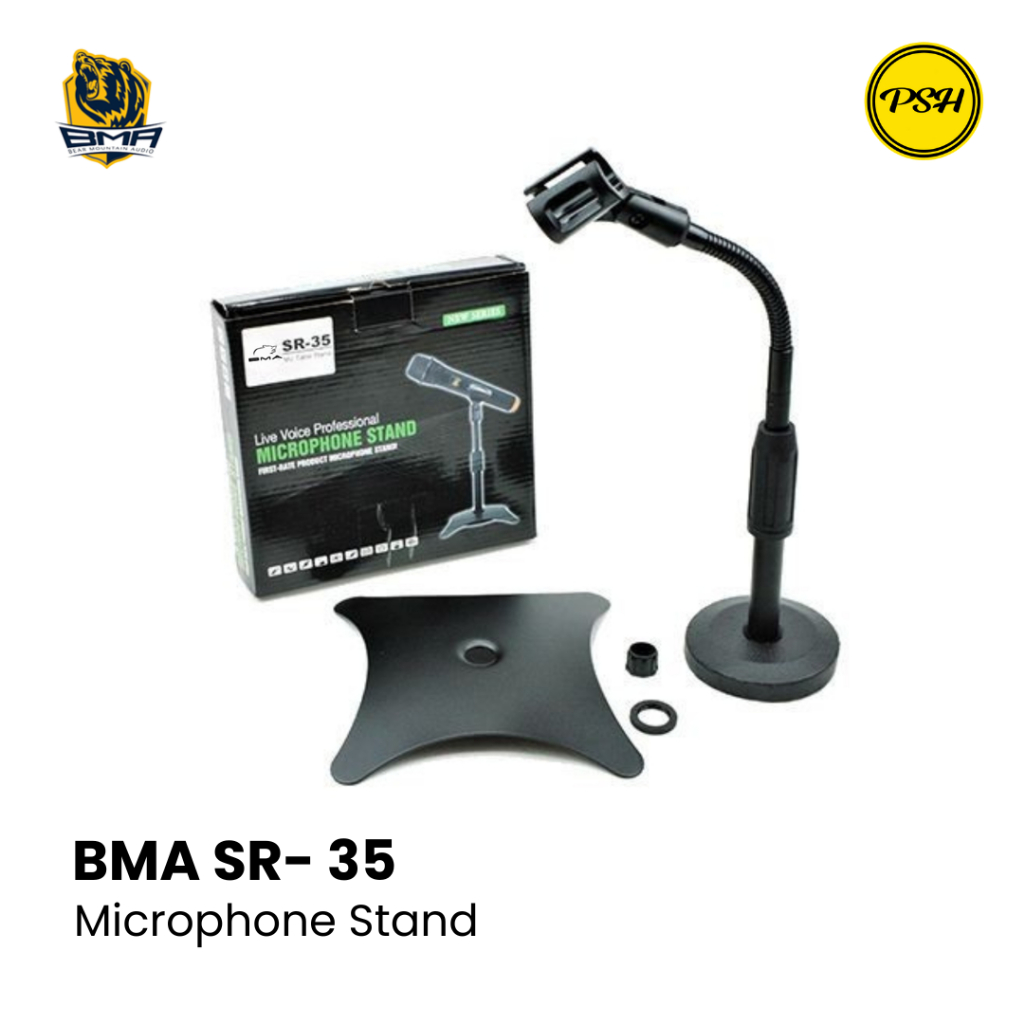 Jual BMA SR-35 SR35 Microphone Stand Mic Meja Kecil Podium Mimbar ...