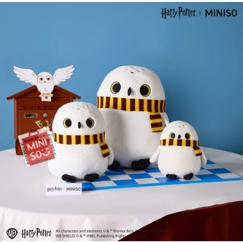 Jual Miniso X Harry Potter Boneka Hedwig White Owl 20inch Jumbo ...