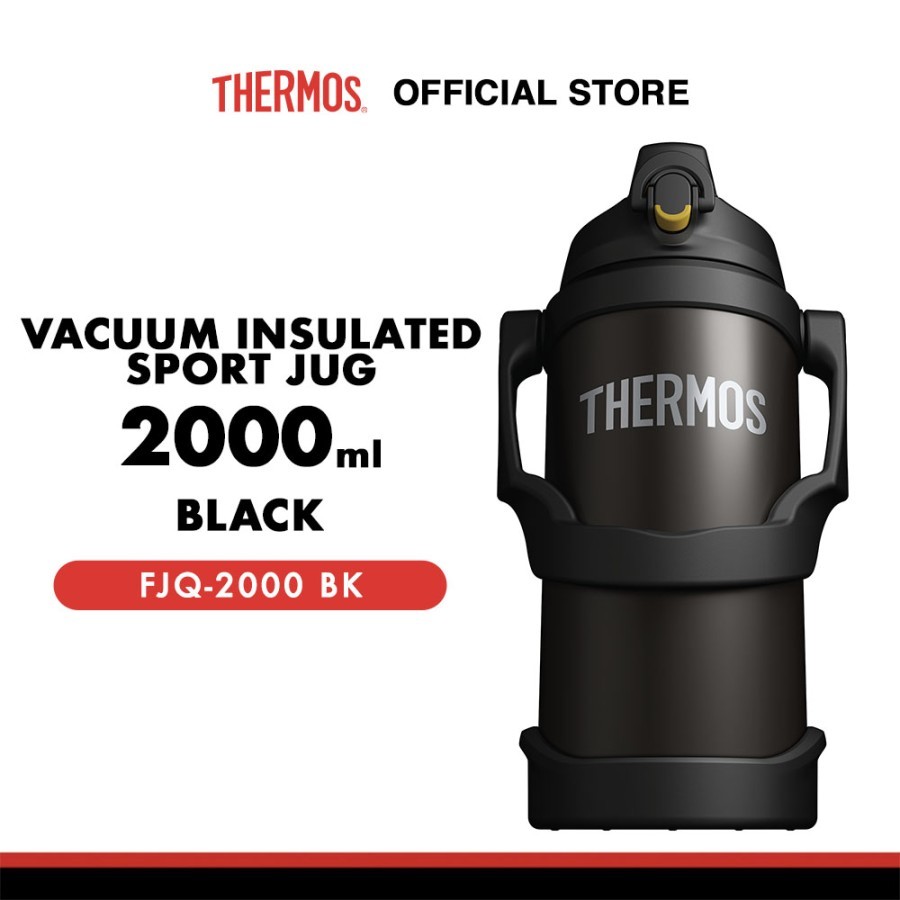 Jual Vacuum Insulated Sport Jug 2000ml - Black | Shopee Indonesia