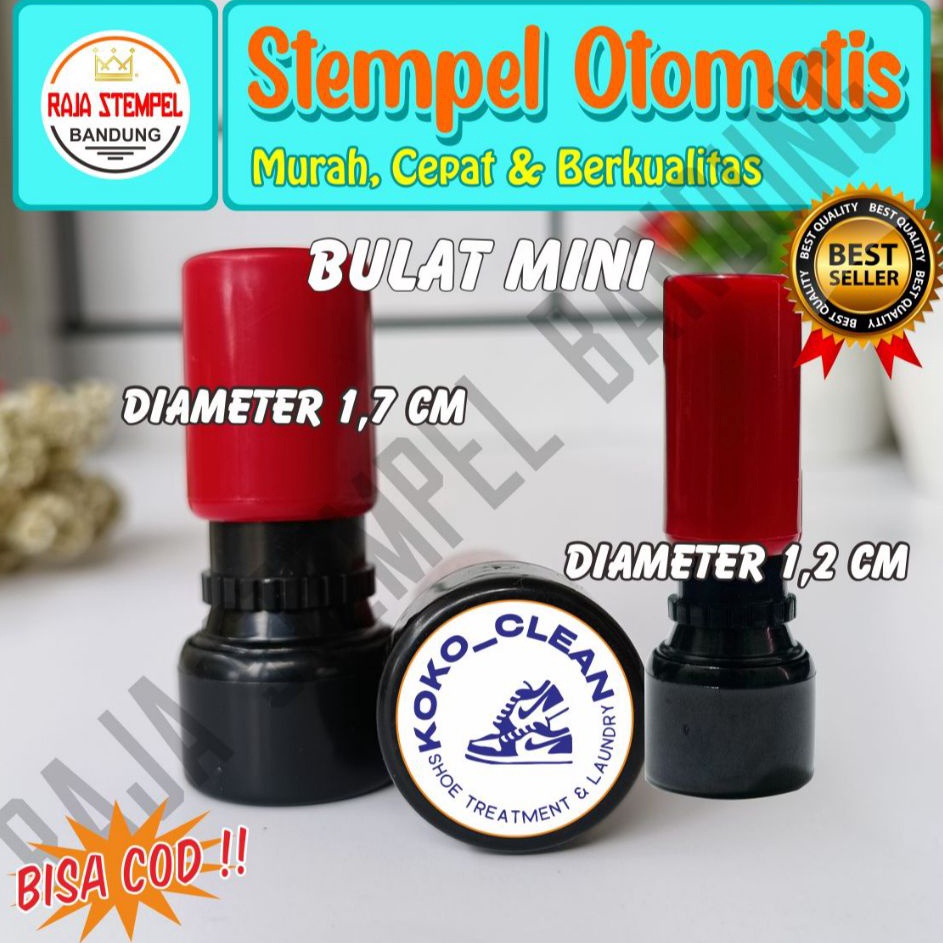 Jual Bonus Stempel Flash Bulat 17 CM Stempel lunas kecil vocer stampel onshop stample | Shopee ...