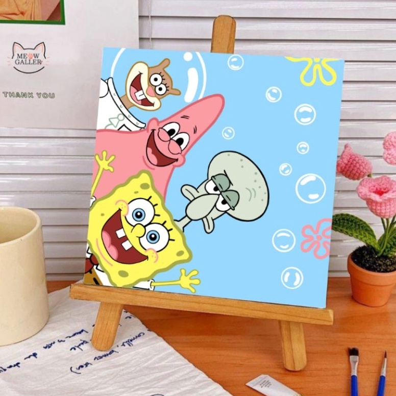 Jual Paint by Numbers 2x2cm Spongebob SquarePants Series v O7O2 ...