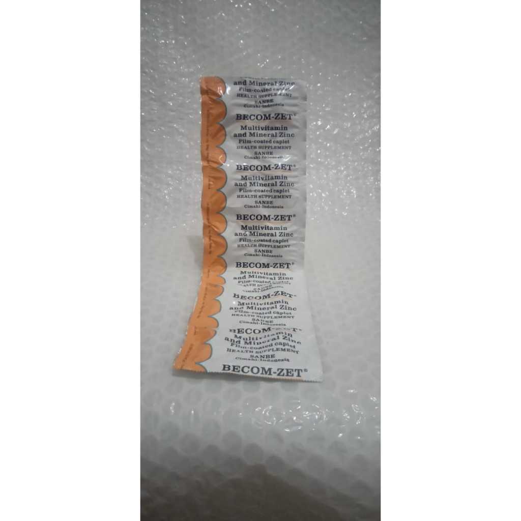 Jual BECOM-ZET Tablet Suplemen Kesehatan Multivitamin | Shopee Indonesia